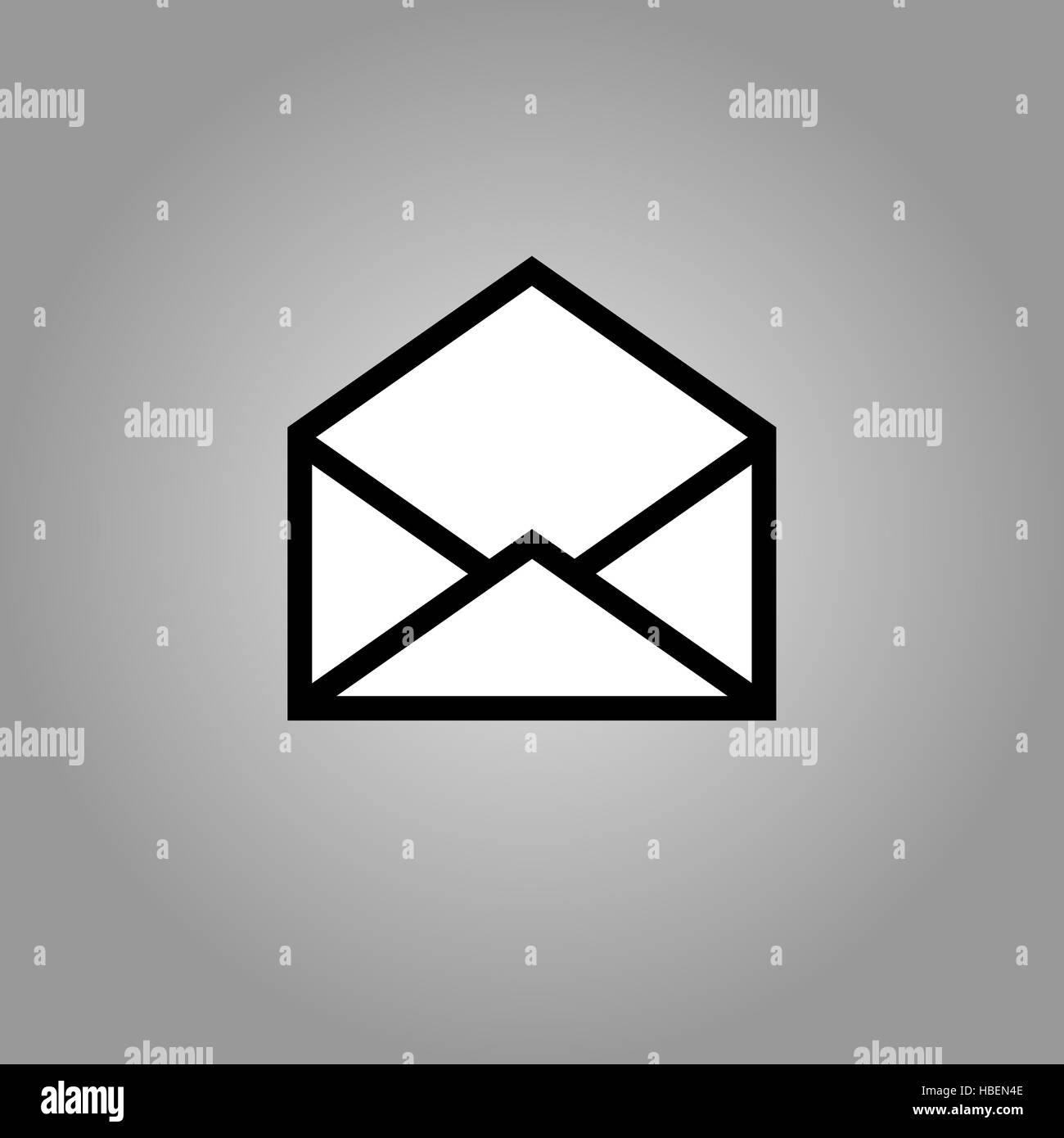 Email symbol letter icon Stock Photo - Alamy