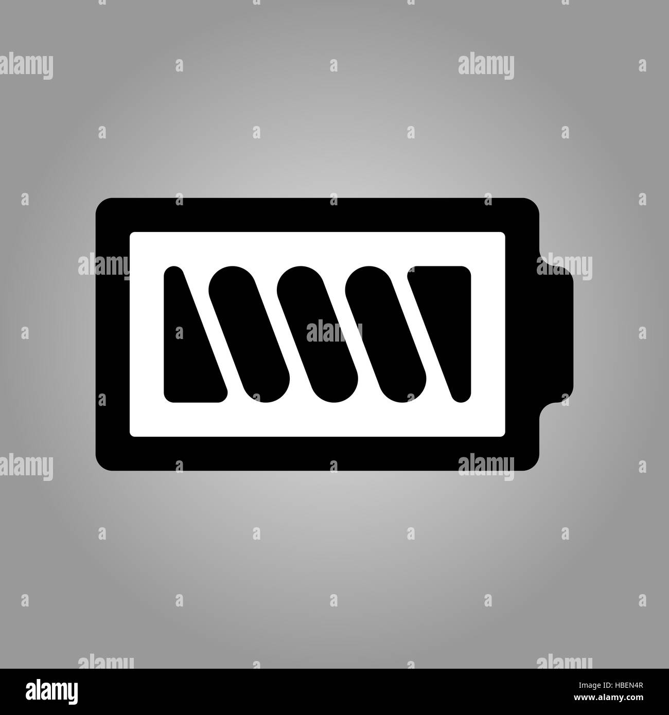 Flat design icon black Black and White Stock Photos & Images - Alamy