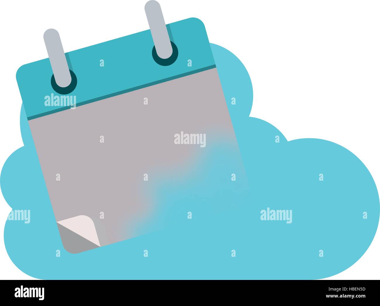 Calendar and cloud computing design Stock Vector Image & Art - Alamy