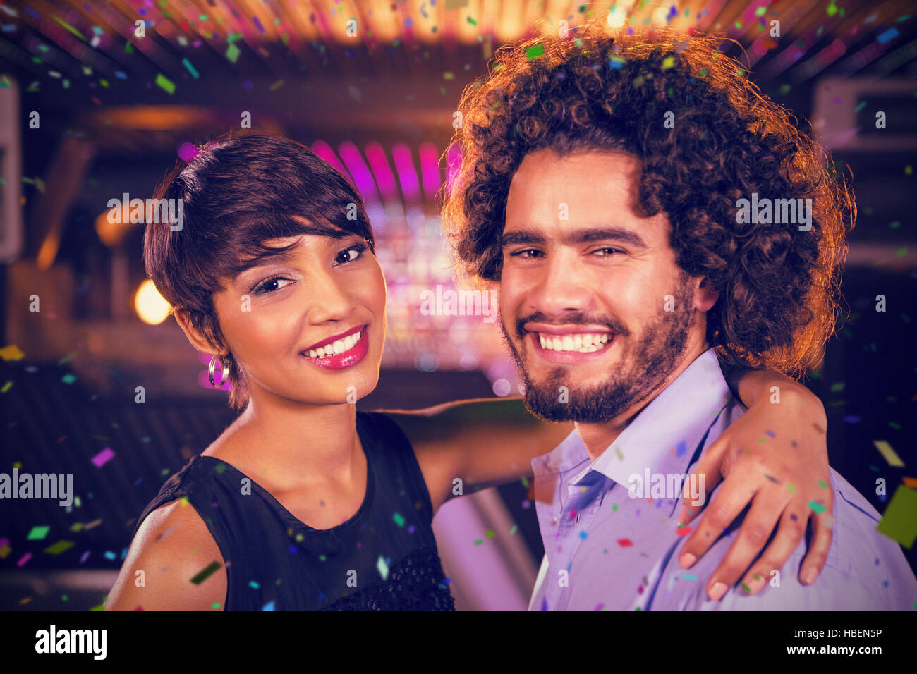 Couple dancing on nightclub dance floor hi-res stock photography and ...