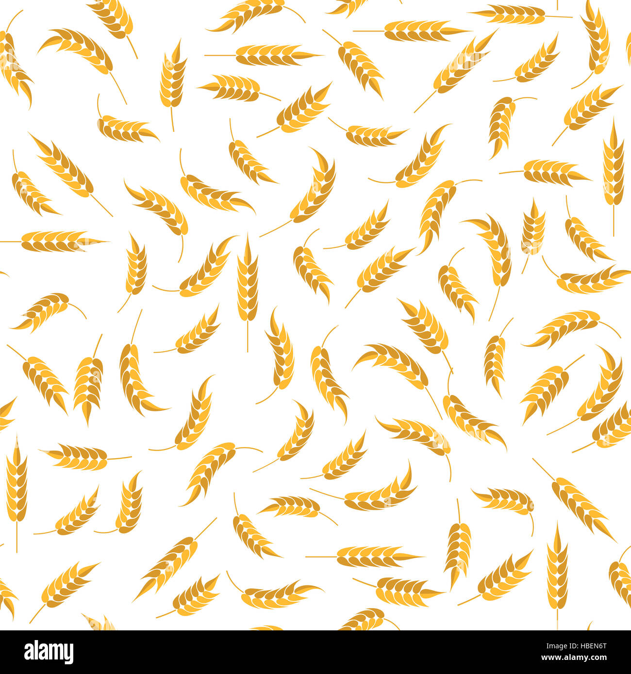 Seamless Wheat Pattern Stock Photo - Alamy