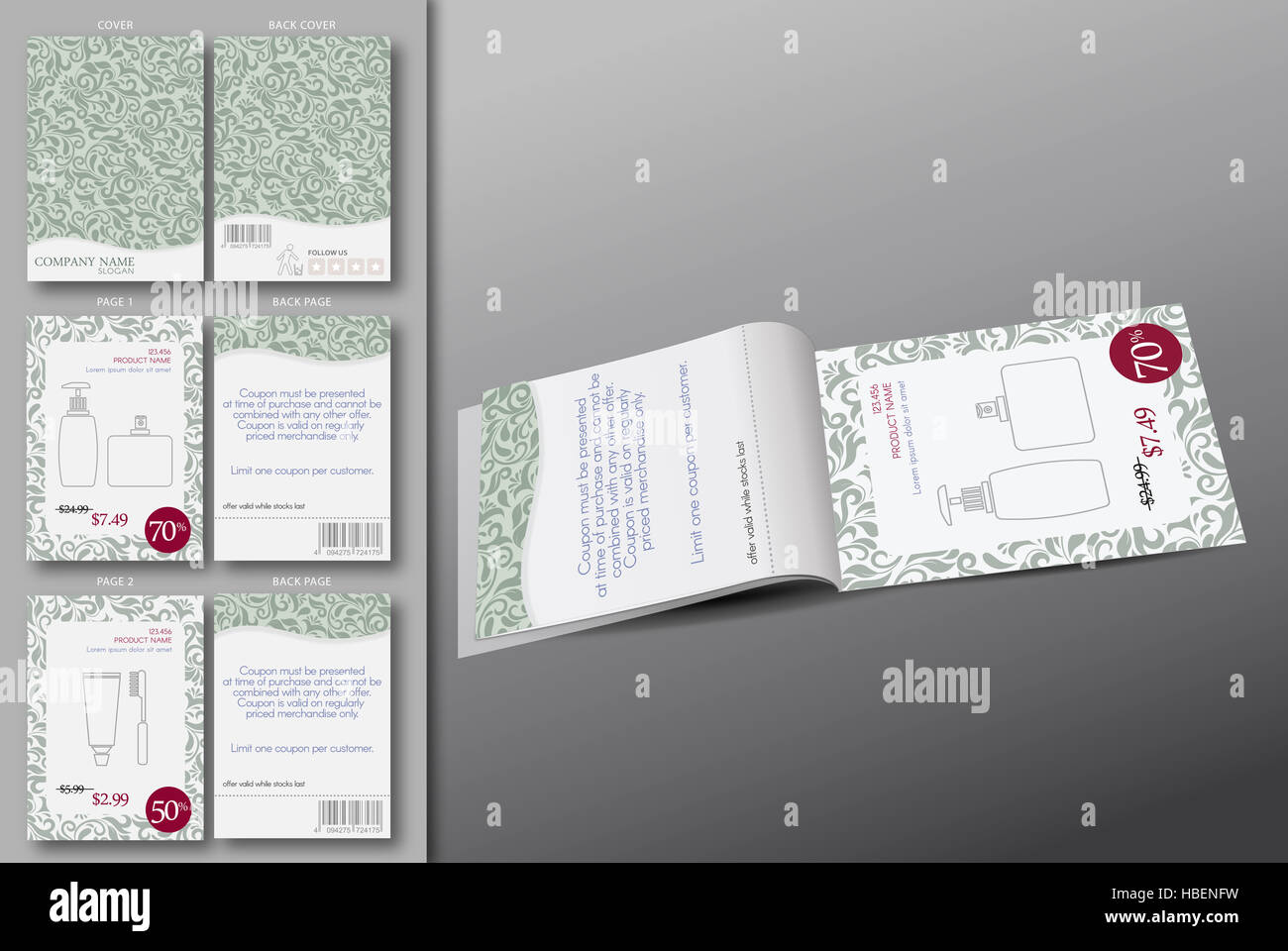 Set template brochure cover hi-res stock photography and images - Alamy