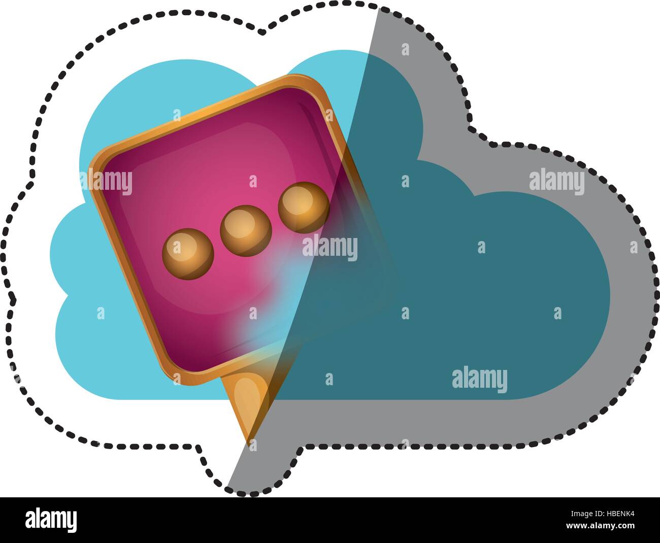 Bubble and cloud computing design Stock Vector Image & Art - Alamy