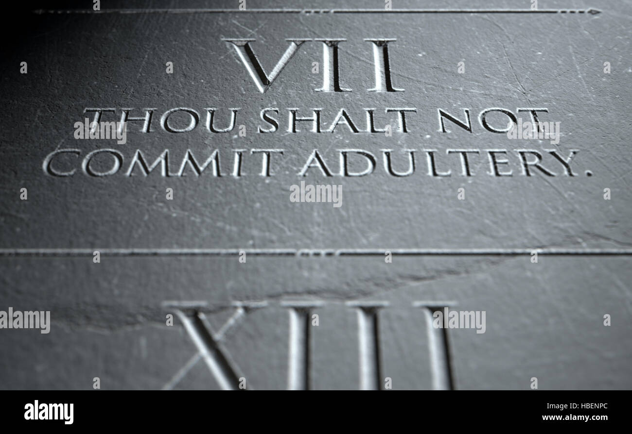 Ten commandments stone hi-res stock photography and images - Alamy