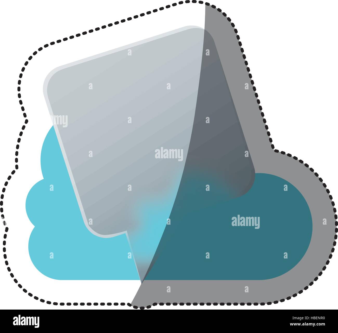 Bubble and cloud computing design Stock Vector Image & Art - Alamy
