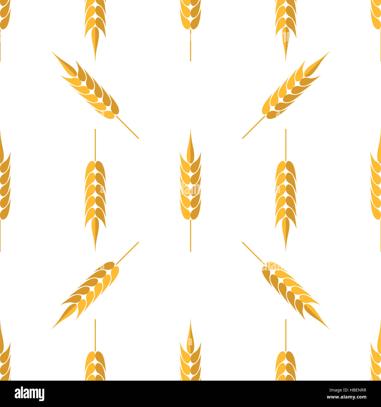 Seamless Wheat Pattern Stock Photo - Alamy