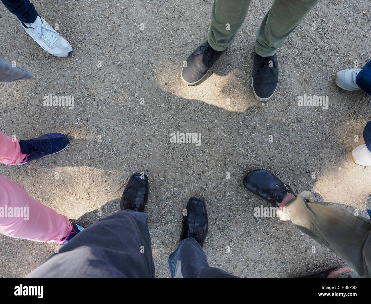 Three people feet Stock Photo - Alamy
