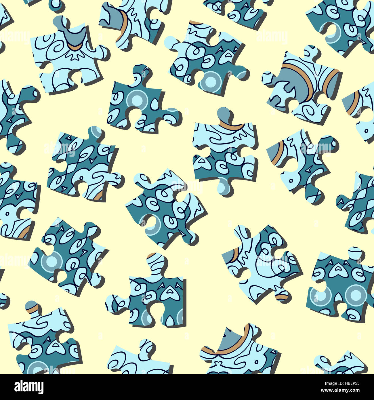 Puzzle patterns wallpaper hi-res stock photography and images - Alamy