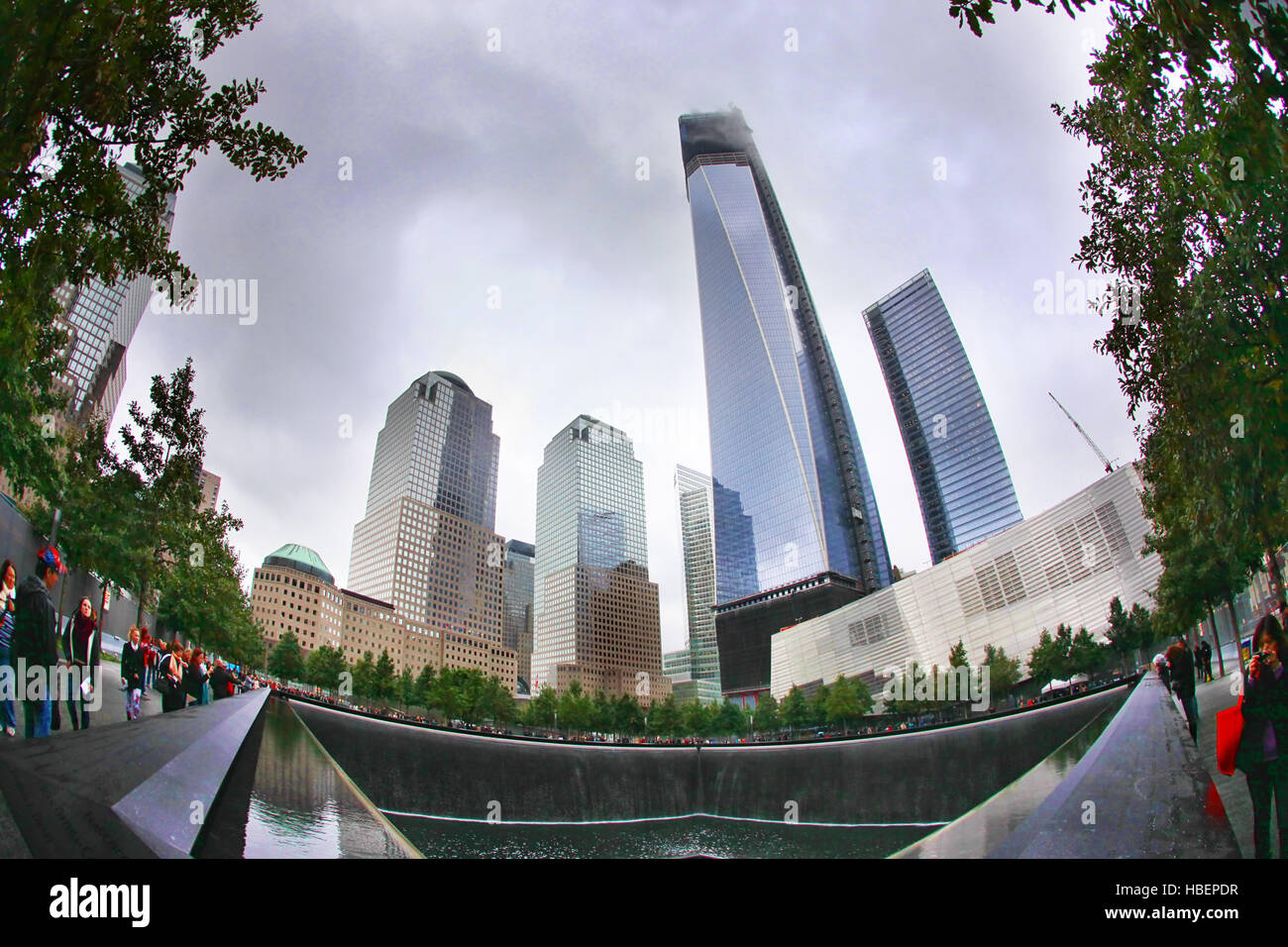 World trade center memorial fountains hi-res stock photography and ...
