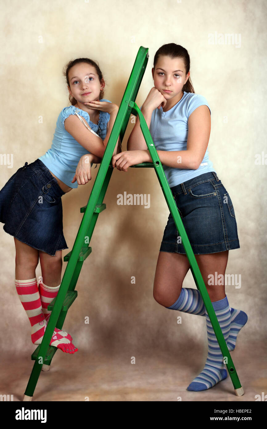 Step Ladder Green High Resolution Stock Photography and Images - Alamy