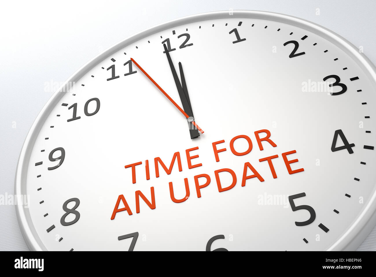 Time update hi-res stock photography and images - Alamy