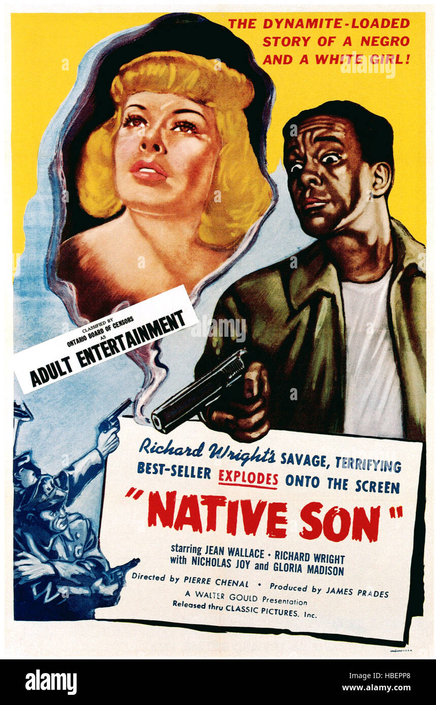 NATIVE SON, poster, 1951 Stock Photo - Alamy