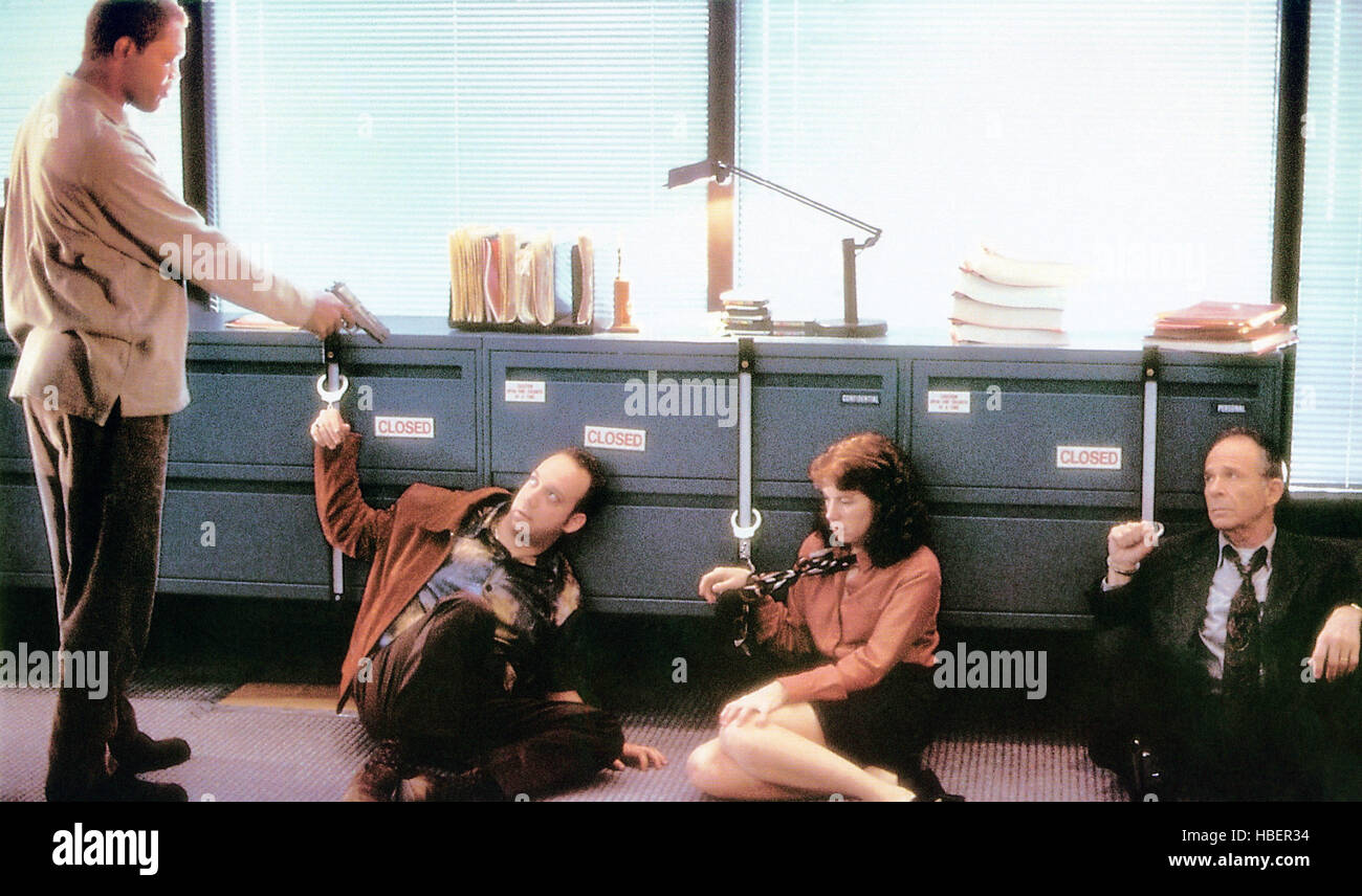 THE NEGOTIATOR, from left: Samuel L. Jackson, Paul Giamatti, Siobhan ...