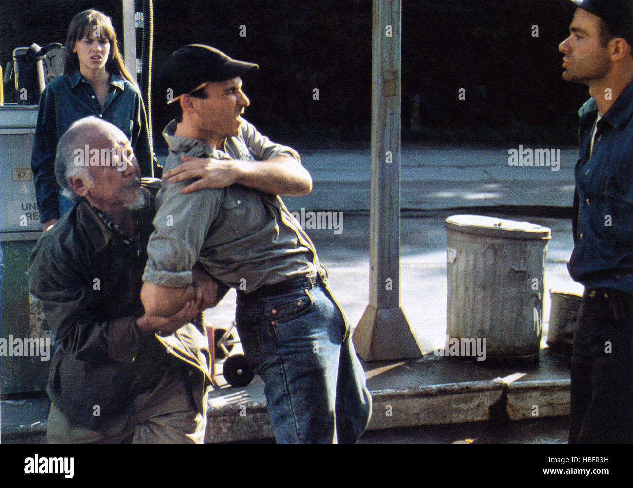 THE NEXT KARATE KID, Pat Morita (front left), Hilary Swank (rear), 1994 ...