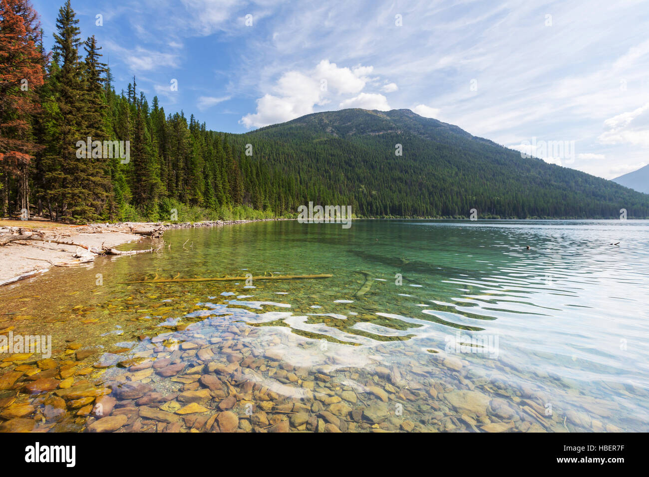 Bowman lake glacier hi-res stock photography and images - Alamy
