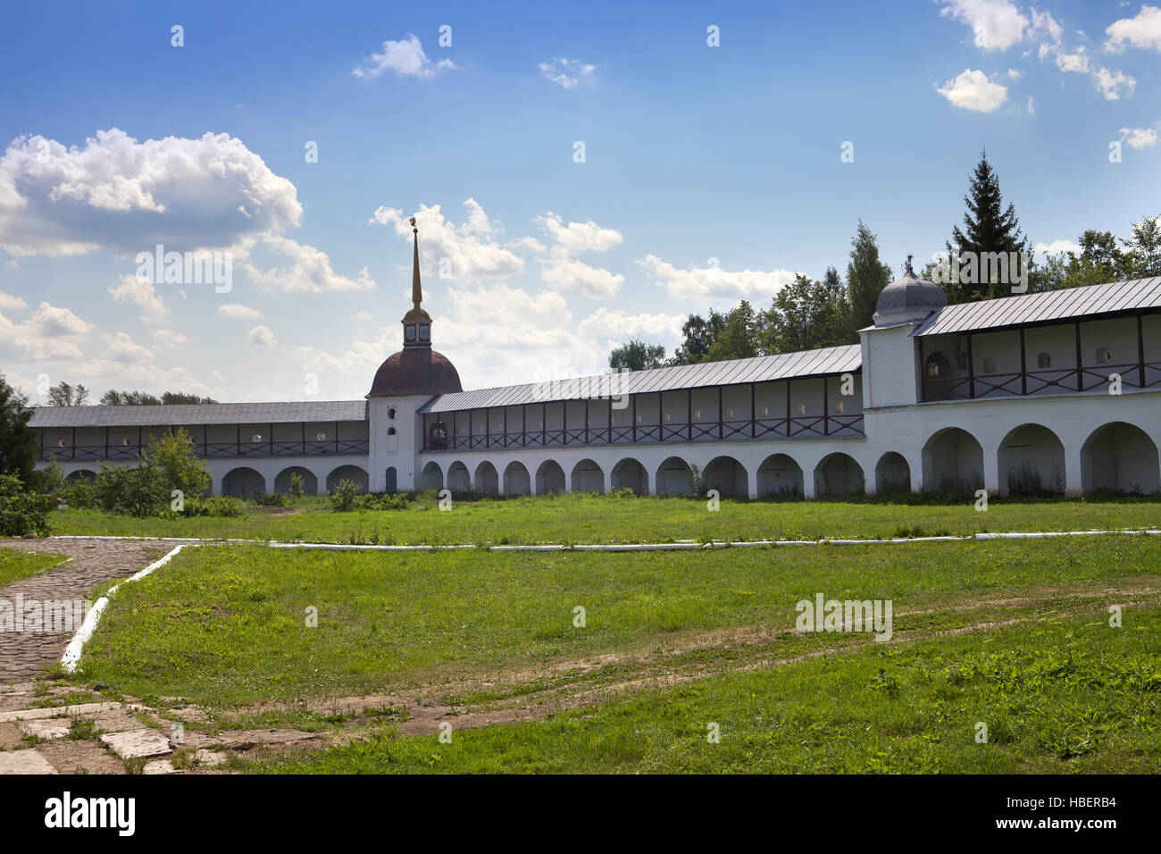 Tikhvin Assumption Monastery Stock Photo - Alamy
