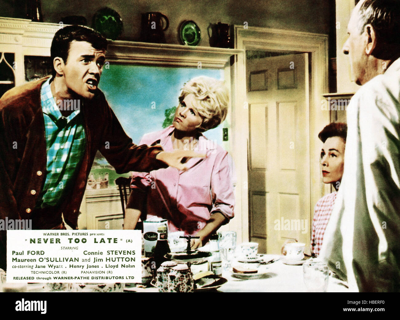 NEVER TOO LATE, from left: Jim Hutton, Connie Stevens, Maureen O ...
