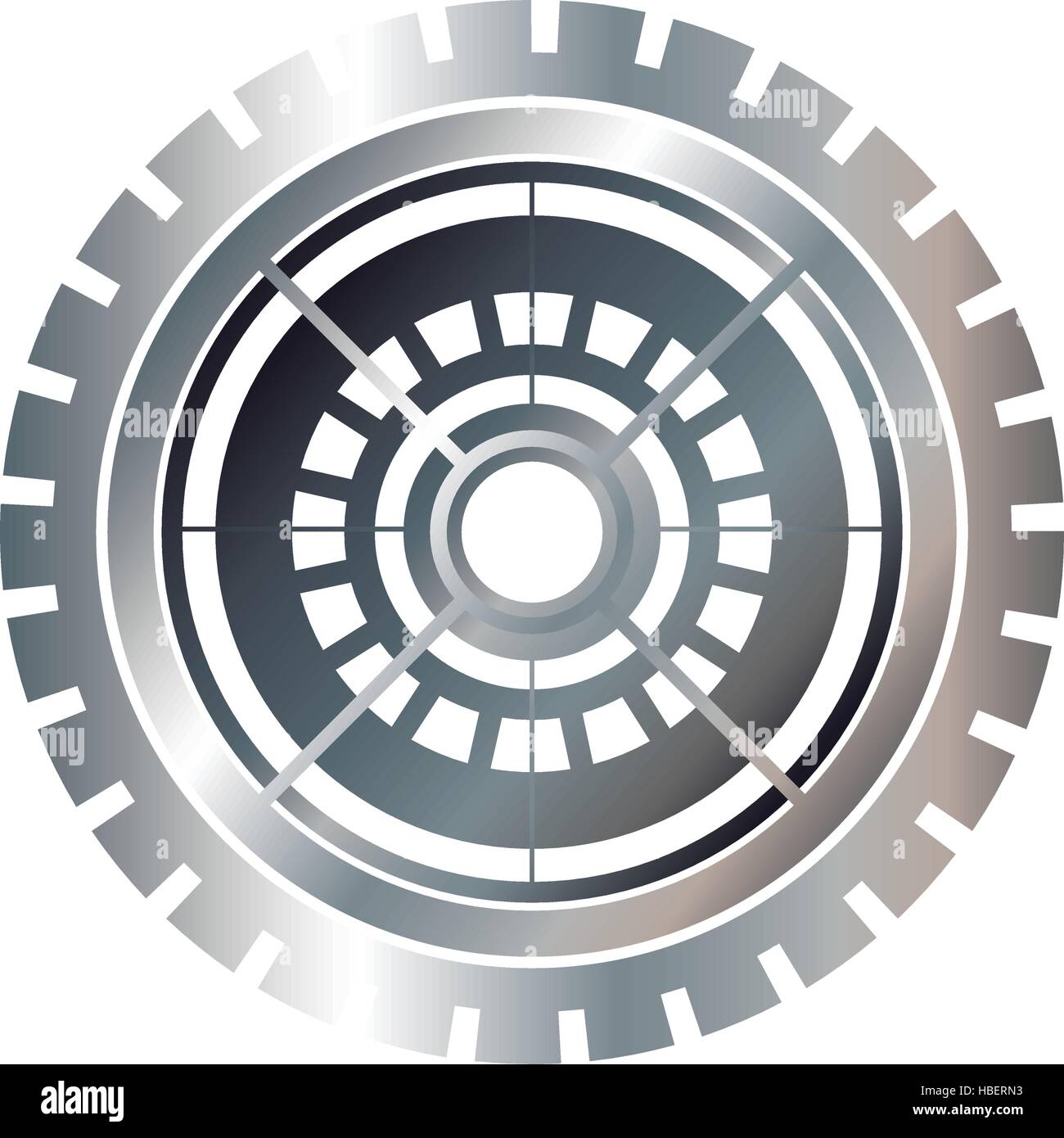Gear icon. Cog circle wheel machine part and technology theme. Isolated ...