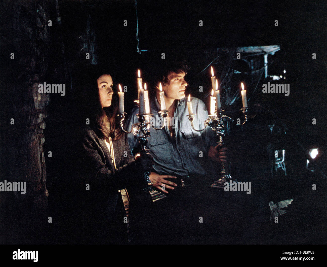 NIGHT OF DARK SHADOWS, from left: Kate Jackson, David Selby, 1971 Stock Photo - Alamy