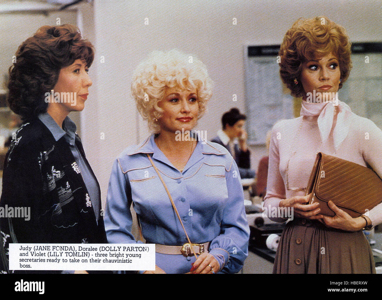 NINE TO FIVE, (aka 9 TO 5), from left: Lily Tomlin, Dolly Parton, Jane ...