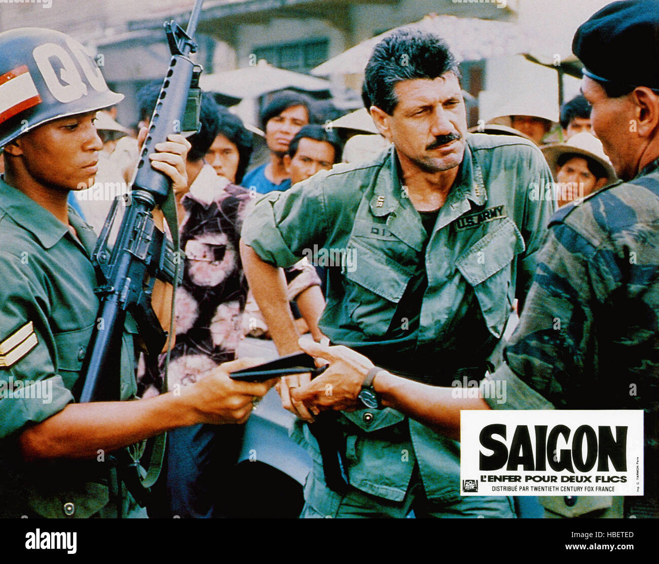 OFF LIMITS, (aka SAIGON: L'ENFER POUR DEUX FLICS), Fred Ward (mustache), 1988, TM & Copyright (c ...