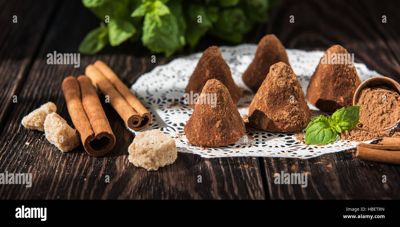 pyramid shape chocolate candies Stock Photo - Alamy