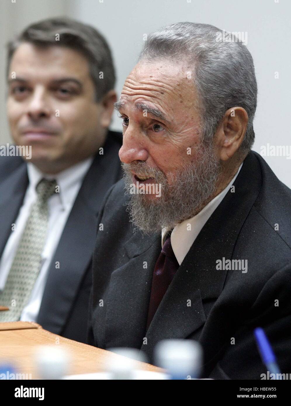 HAVANA, CUBA- NOVEMBER 22 -The president from China, Hu Jintao (left ...