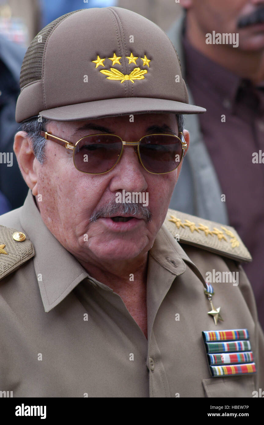 Photo file / Cuban President Raul Castro is seen in July, 2003 . Credit ...