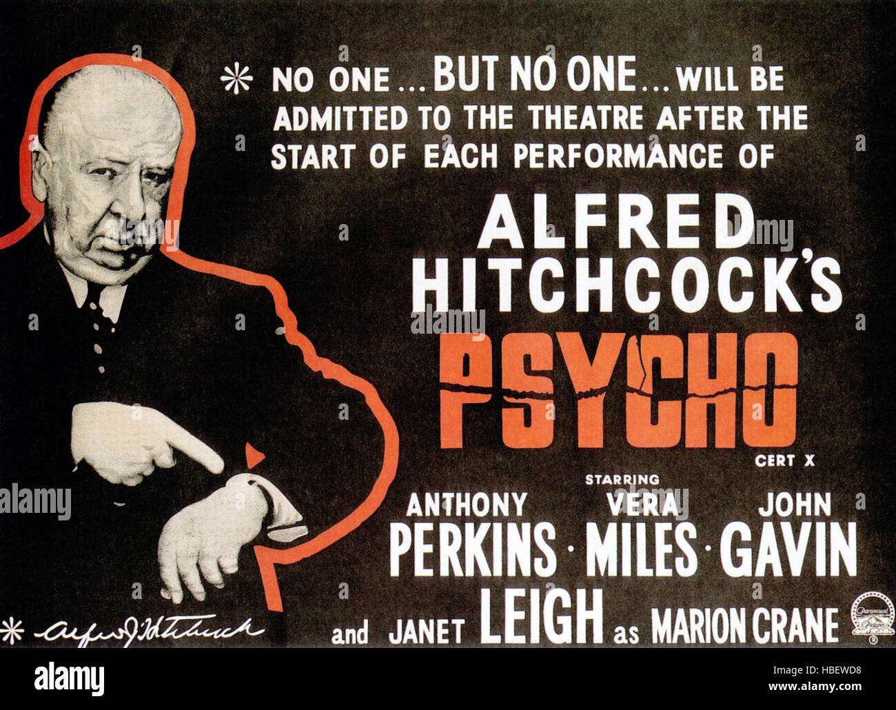 PSYCHO, director Alfred Hitchcock, 1960 Stock Photo - Alamy