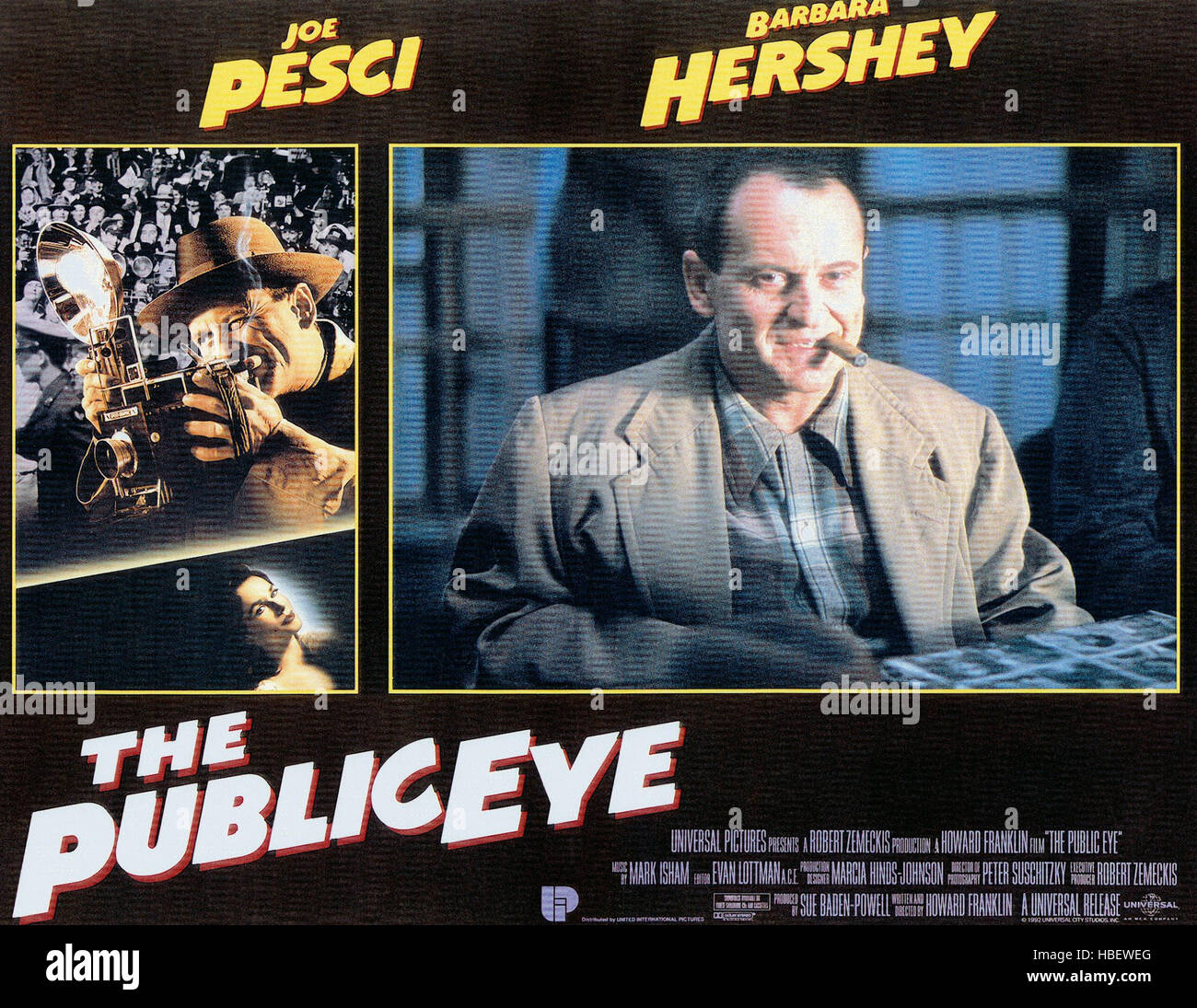 THE PUBLIC EYE, Joe Pesci, 1992, © Universal/courtesy Everett ...