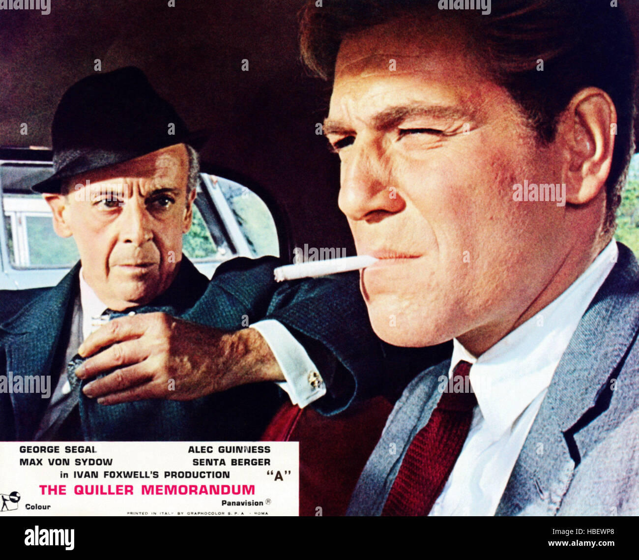 THE QUILLER MEMORANDUM, from left: Robert Helpmann, George Segal, 1966 ...