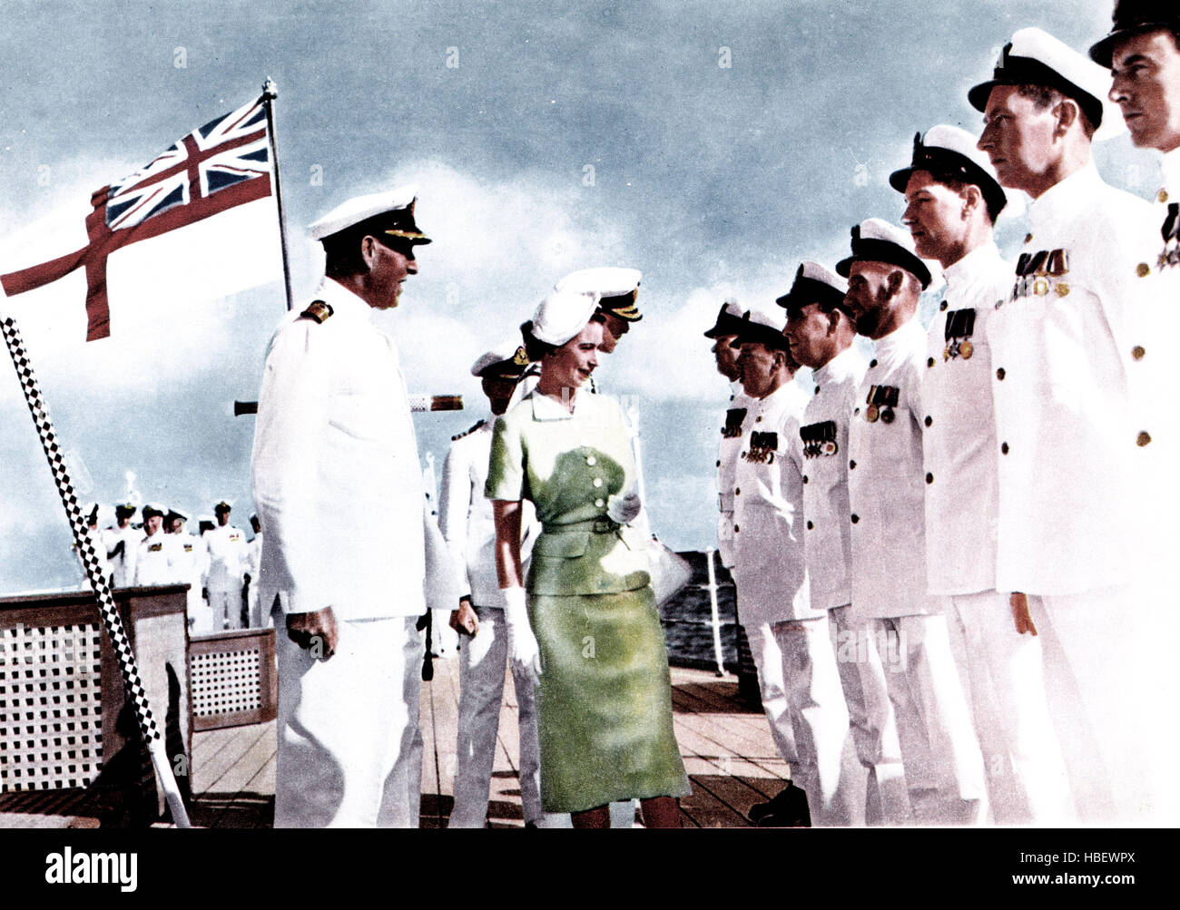 A QUEEN'S ROYAL TOUR, Queen Elizabeth II, 1954 Stock Photo - Alamy
