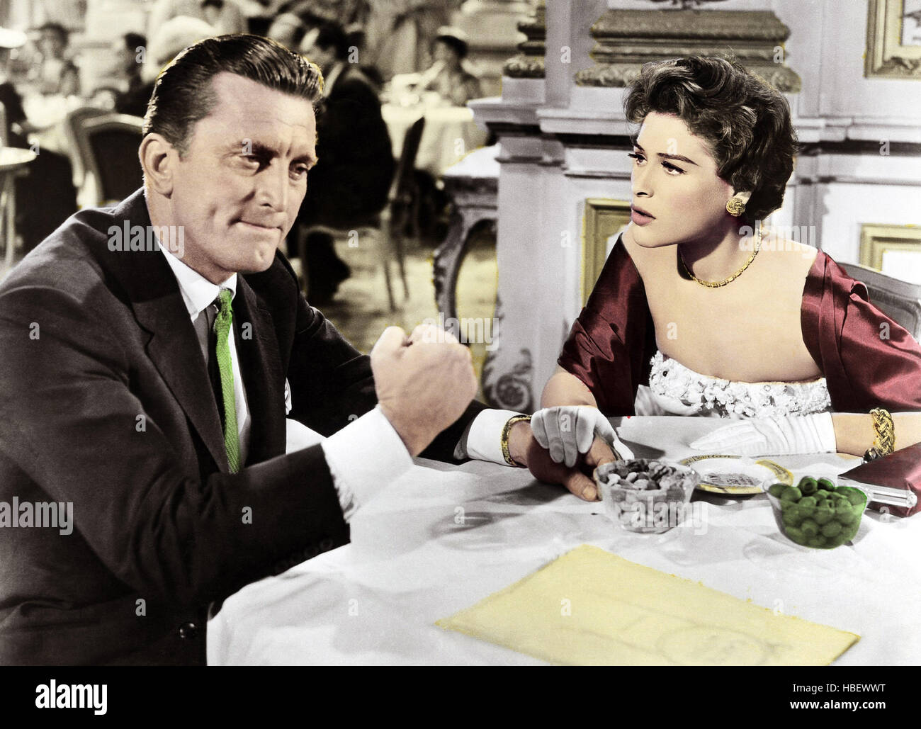 THE RACERS, from left: Kirk Douglas, Bella Darvi, 1955. ©20th Century ...