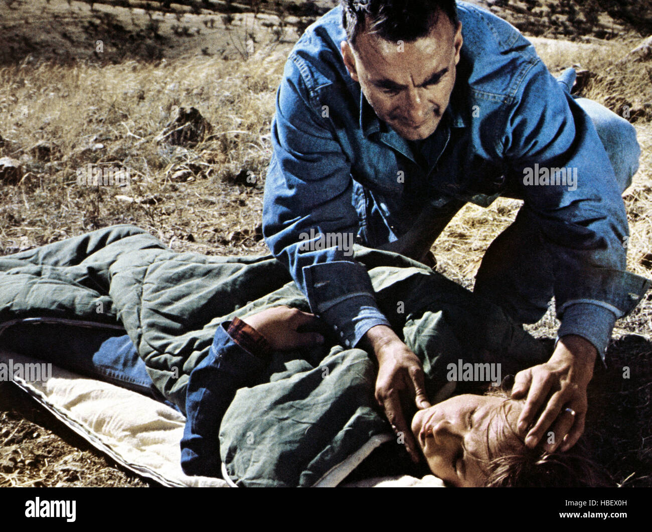 RAGE, from left: Nicolas Beauvy, George C. Scott, 1972 Stock Photo - Alamy