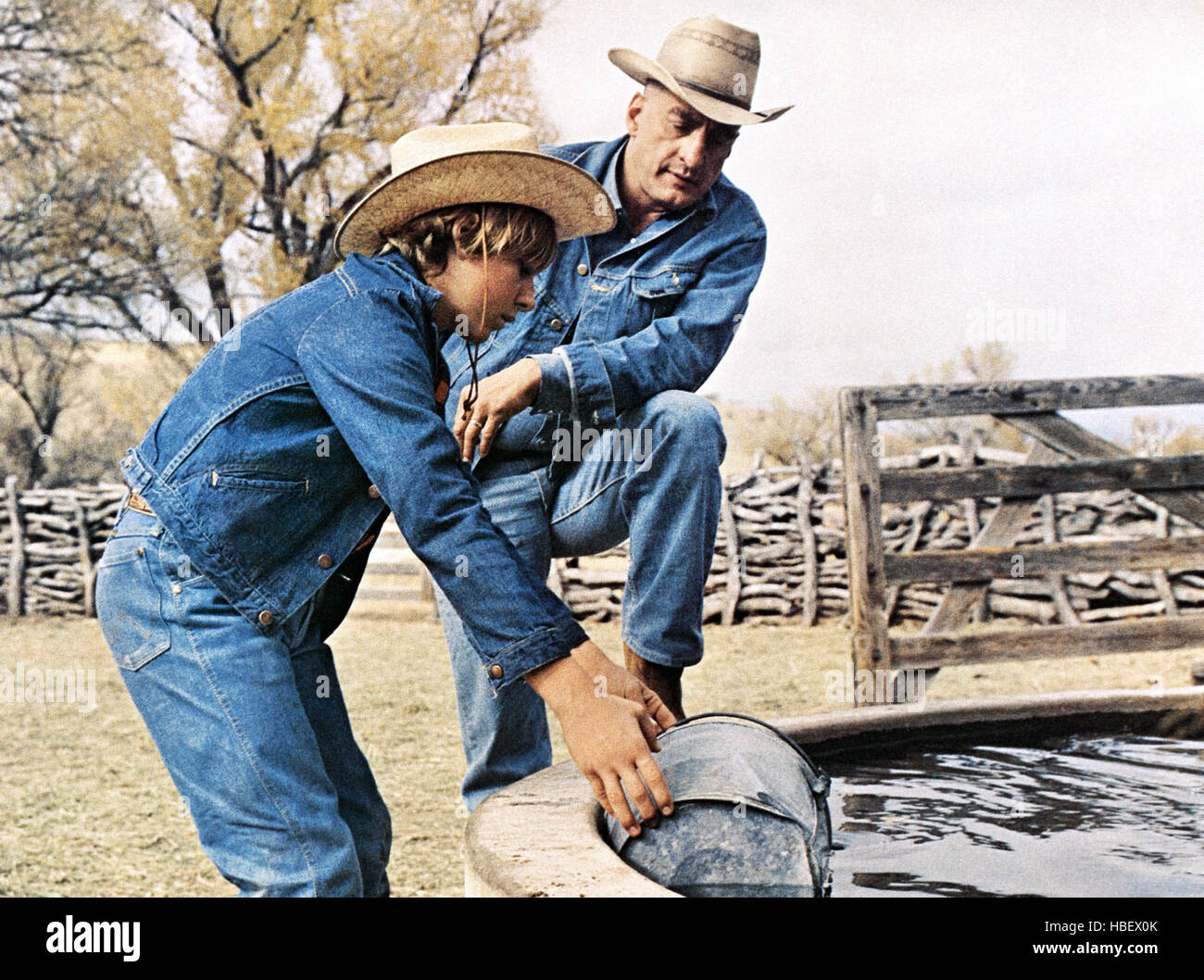 RAGE, left to right: Nicolas Beauvy, George C. Scott, 1972 Stock Photo ...