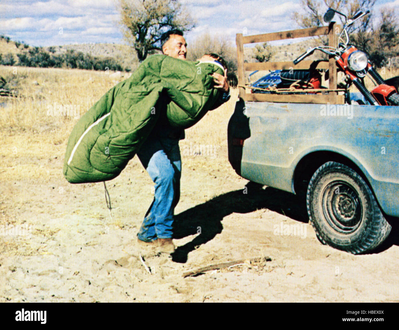 RAGE, George C. Scott carrying Nicolas Beauvy, 1972 Stock Photo - Alamy