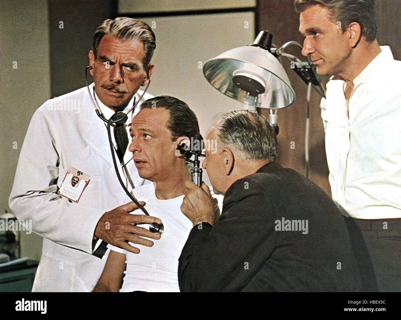 THE RELUCTANT ASTRONAUT, Don Knotts (second from left), Leslie Nielsen ...