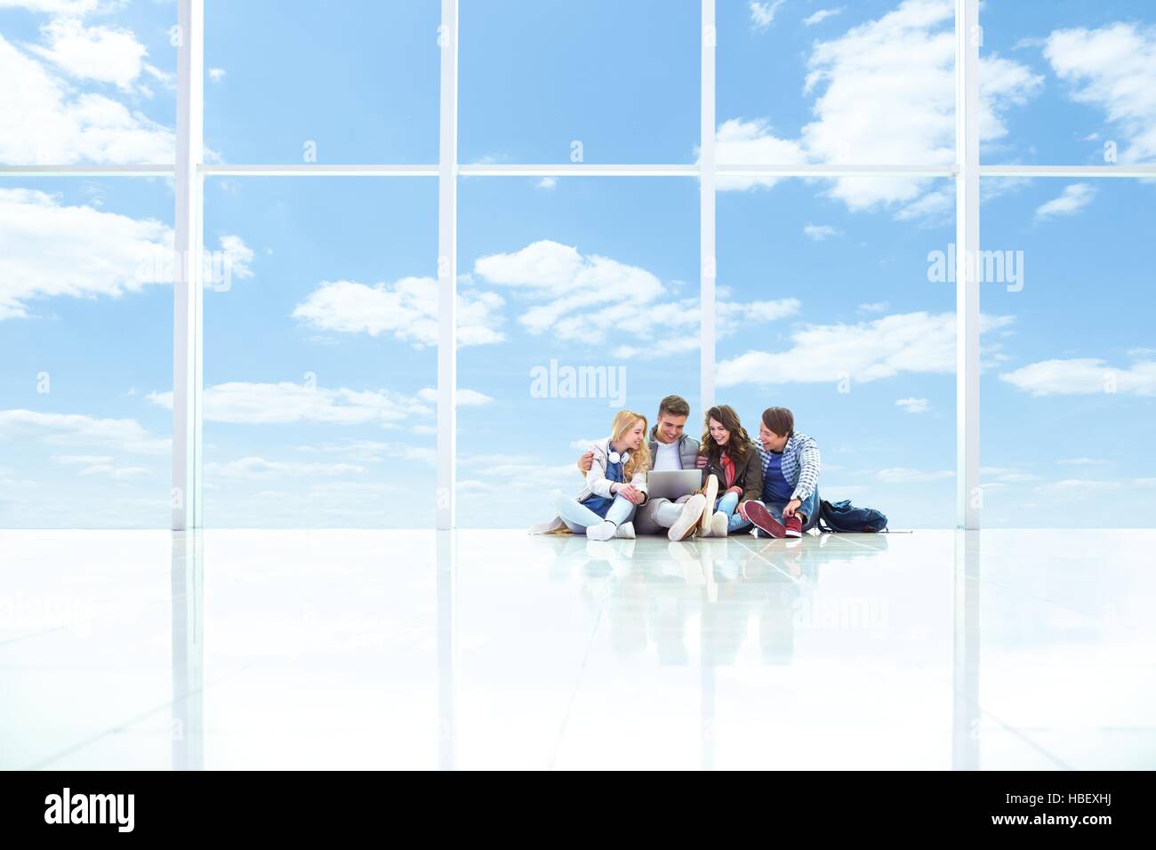 Passenger at airport Stock Photo - Alamy