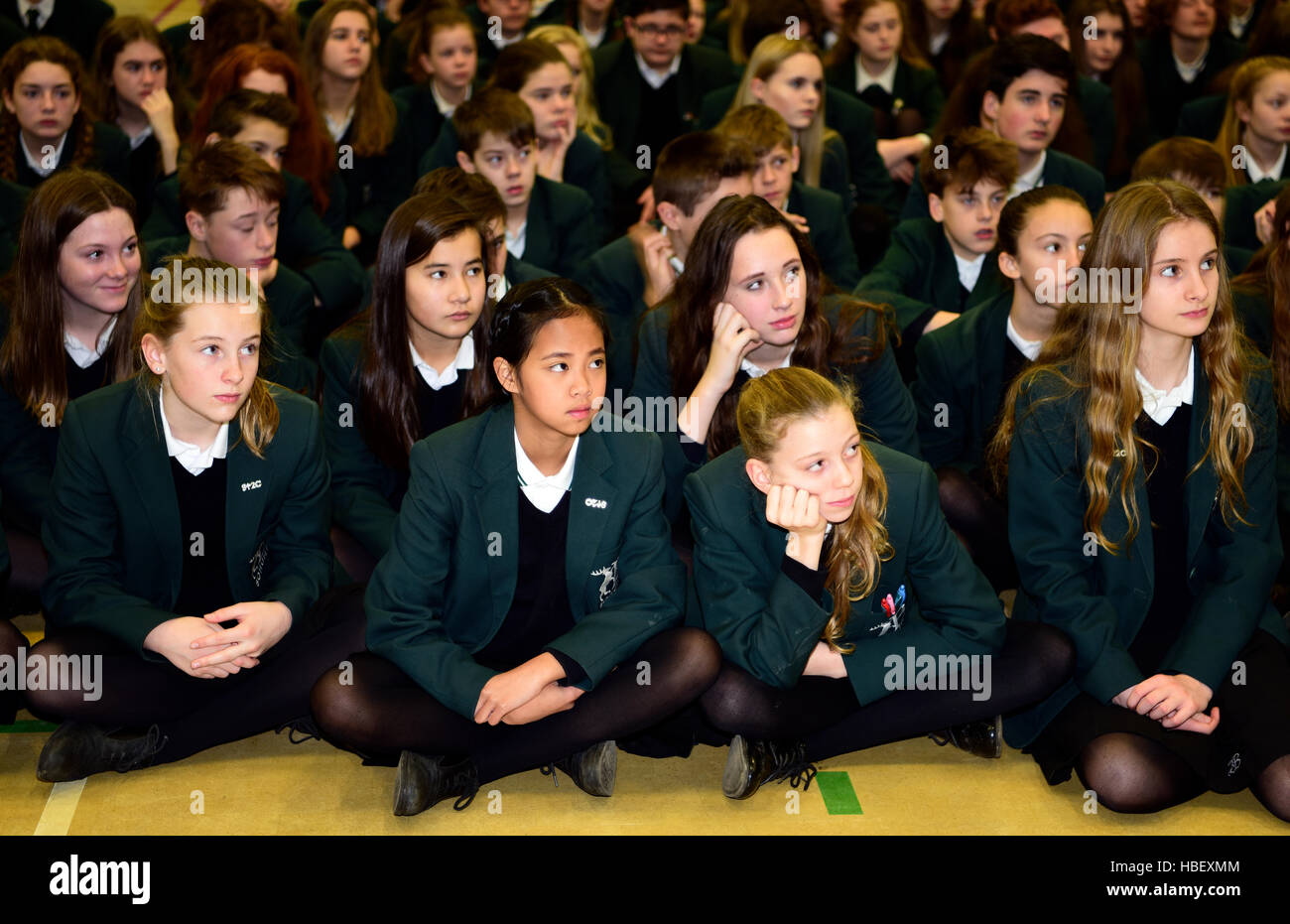 Morning assembly school hi-res stock photography and images - Alamy