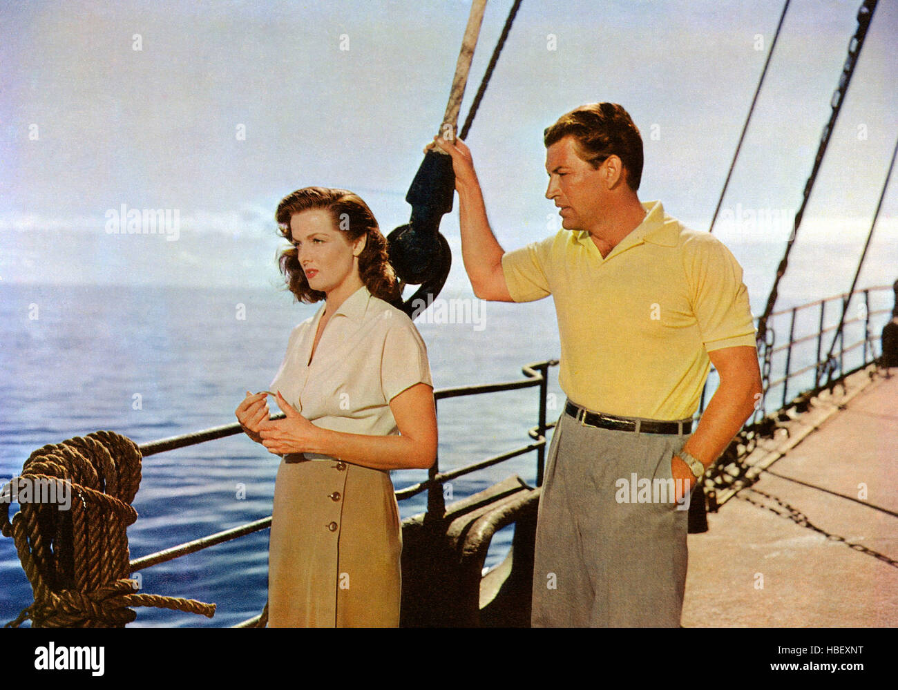 THE REVOLT OF MAMIE STOVER, form left: Jane Russell, Richard Egan, 1956 ...