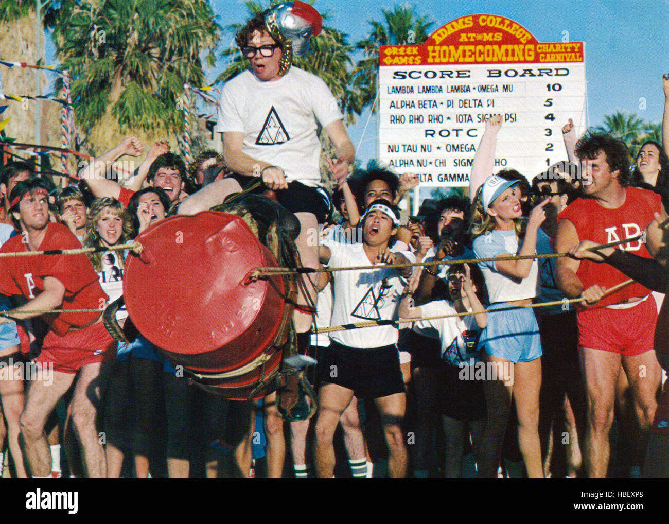 REVENGE OF THE NERDS, Timothy Busfield (top), Donald Gibb (right), 1984 ...