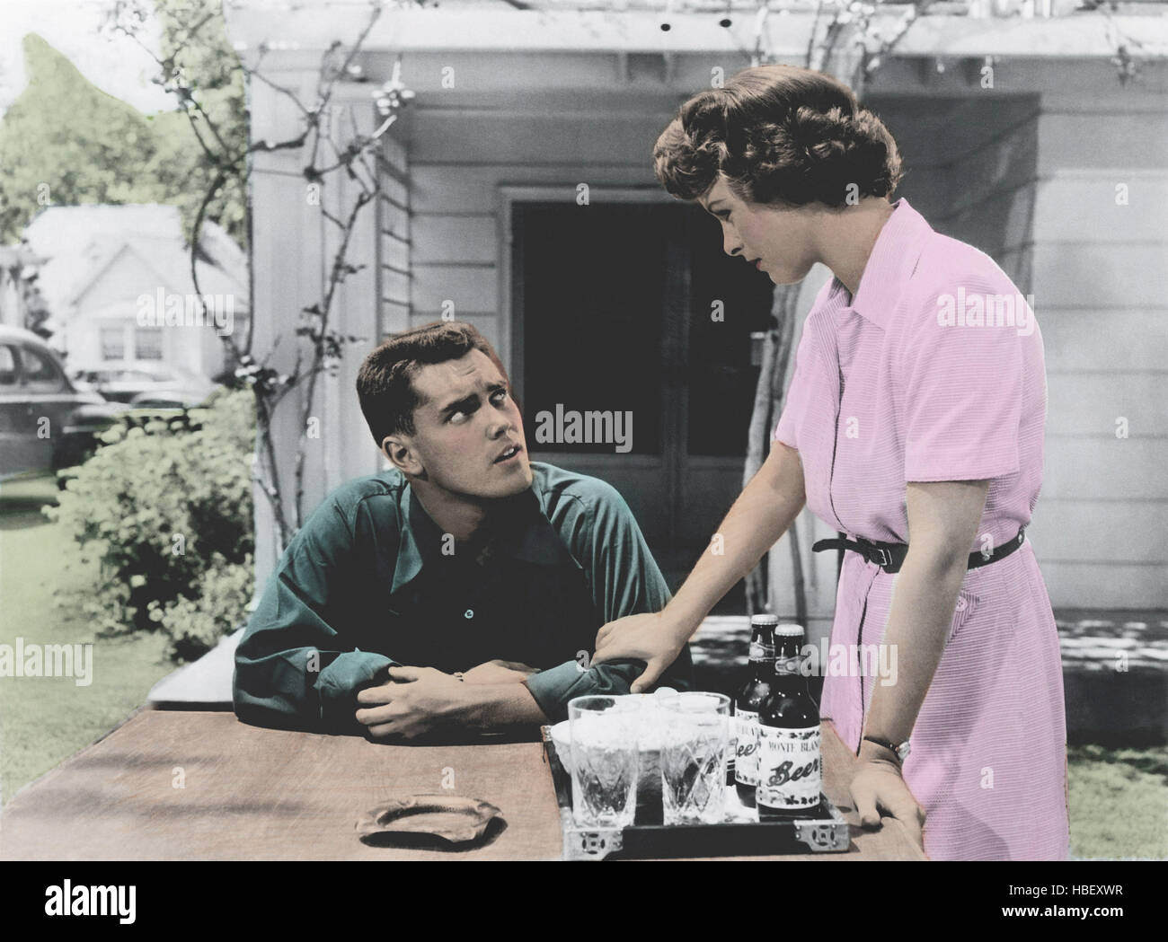 RED SKIES OF MONTANA, from left, Jeffrey Hunter, Constance Smith, 1952 ...