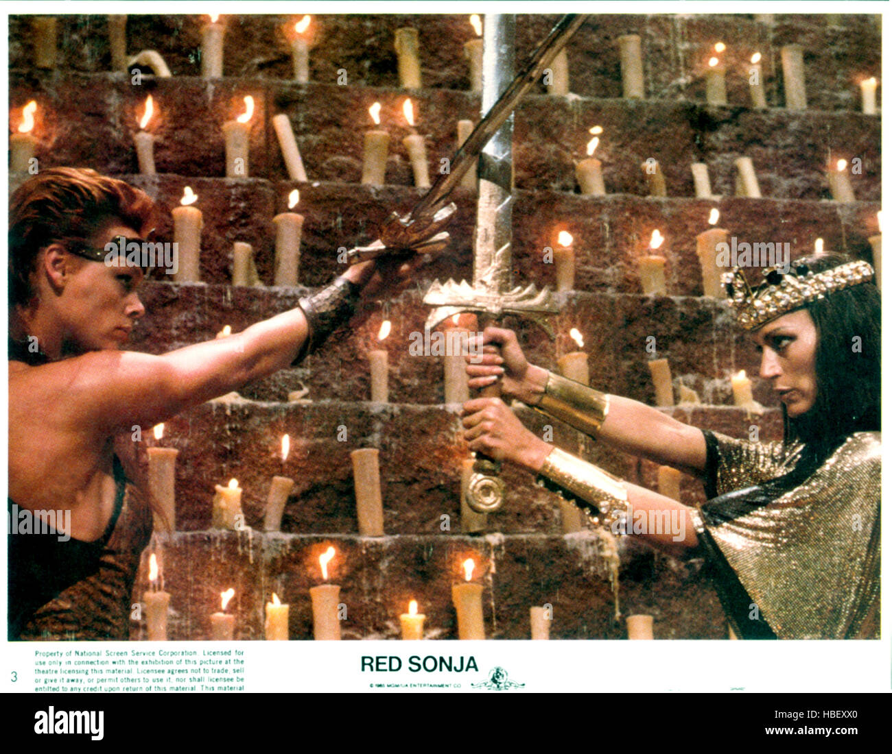 RED SONJA, Brigitte Nielsen, Sandahl Bergman, 1985. (c)MGM. Courtesy ...