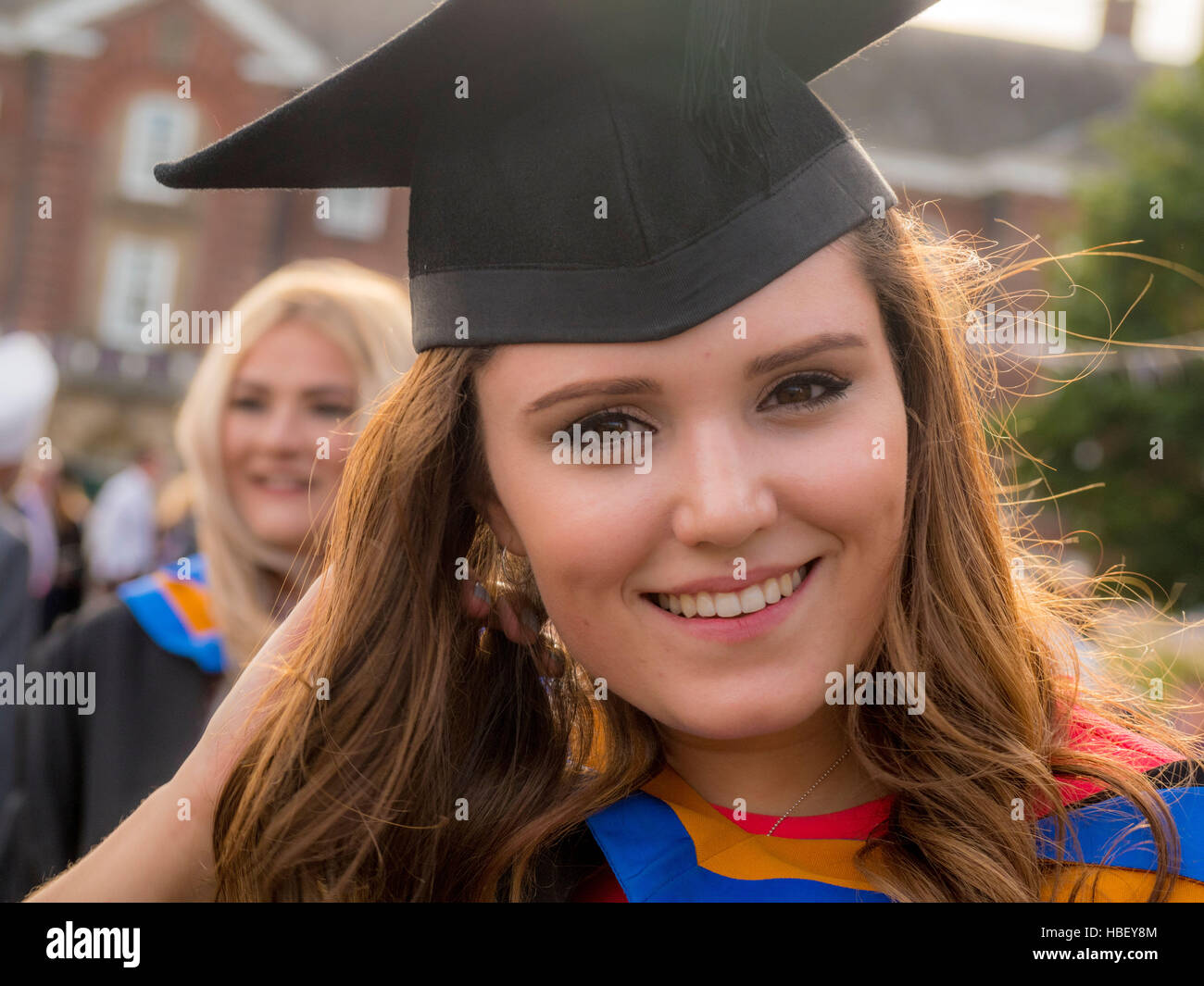 New graduates at UK university Stock Photo - Alamy