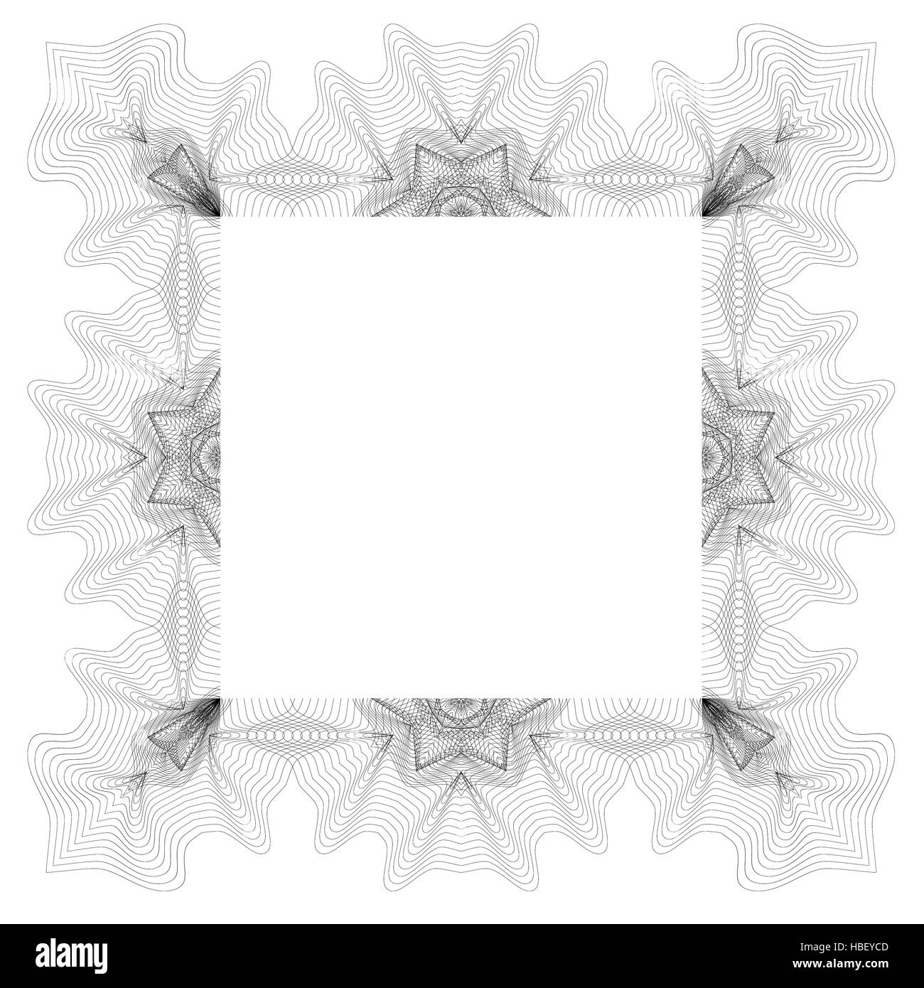 Vintage Retro Square Frame Stock Photo - Alamy