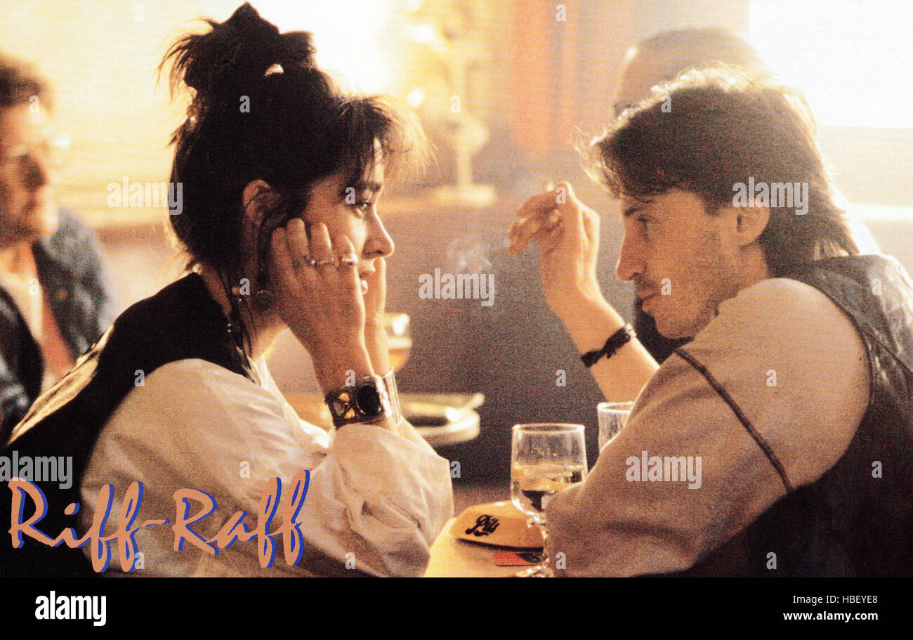 RIFF-RAFF, from left: Emer Mccourt, Robert Carlyle, 1991, © Fine Line ...