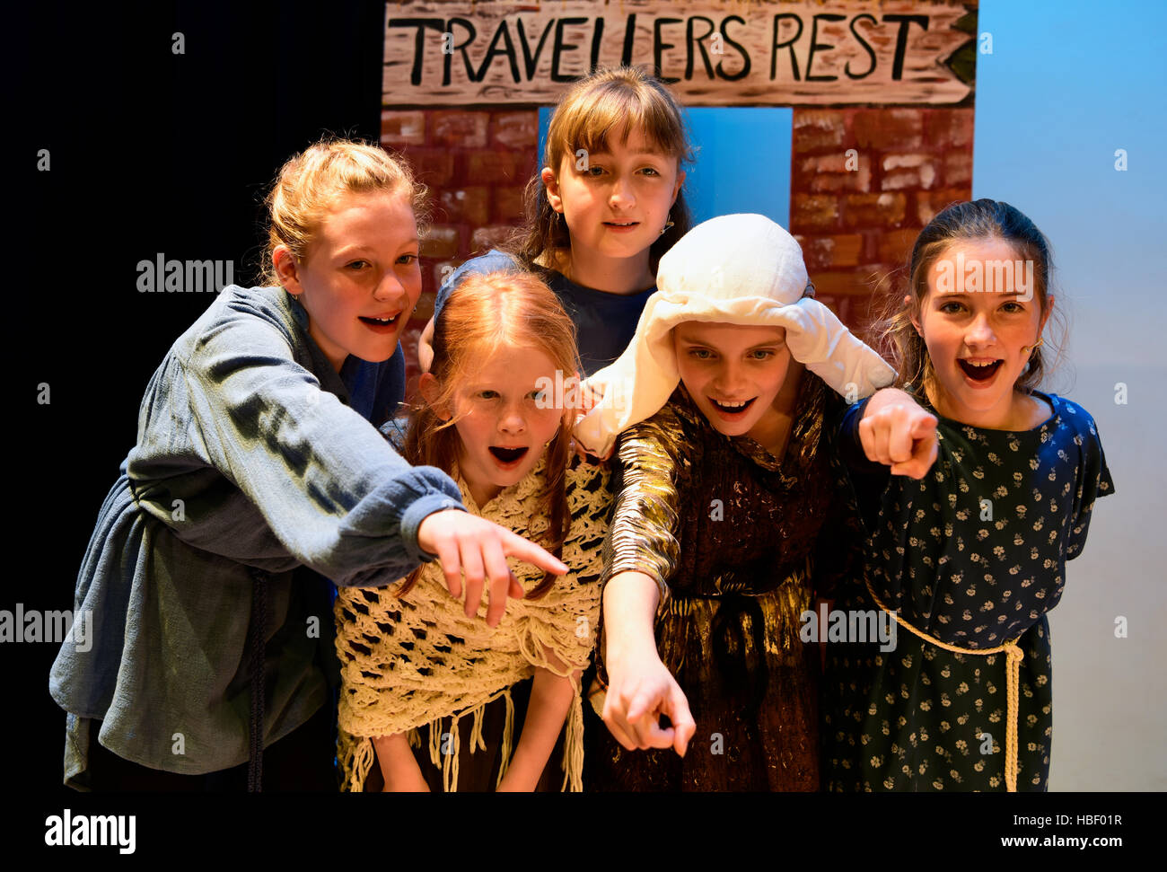 School play stage hi-res stock photography and images - Alamy