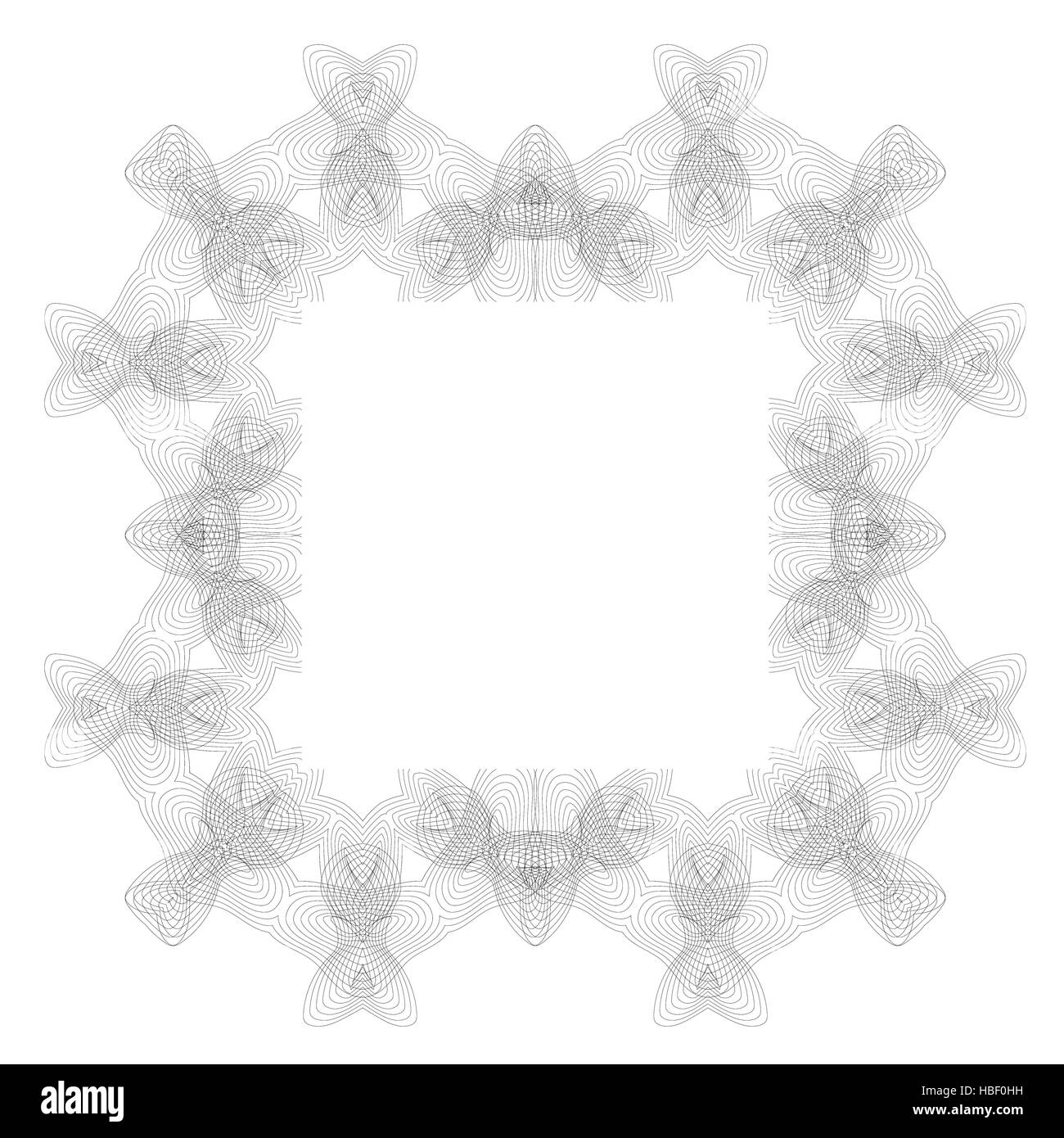 Vintage Retro Square Frame Stock Photo - Alamy
