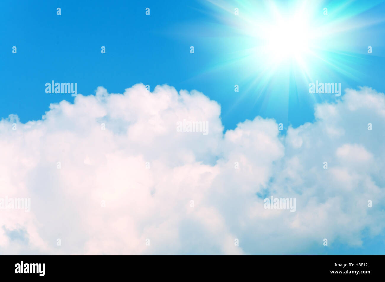 Abstract background of blue sky and clouds Stock Photo - Alamy