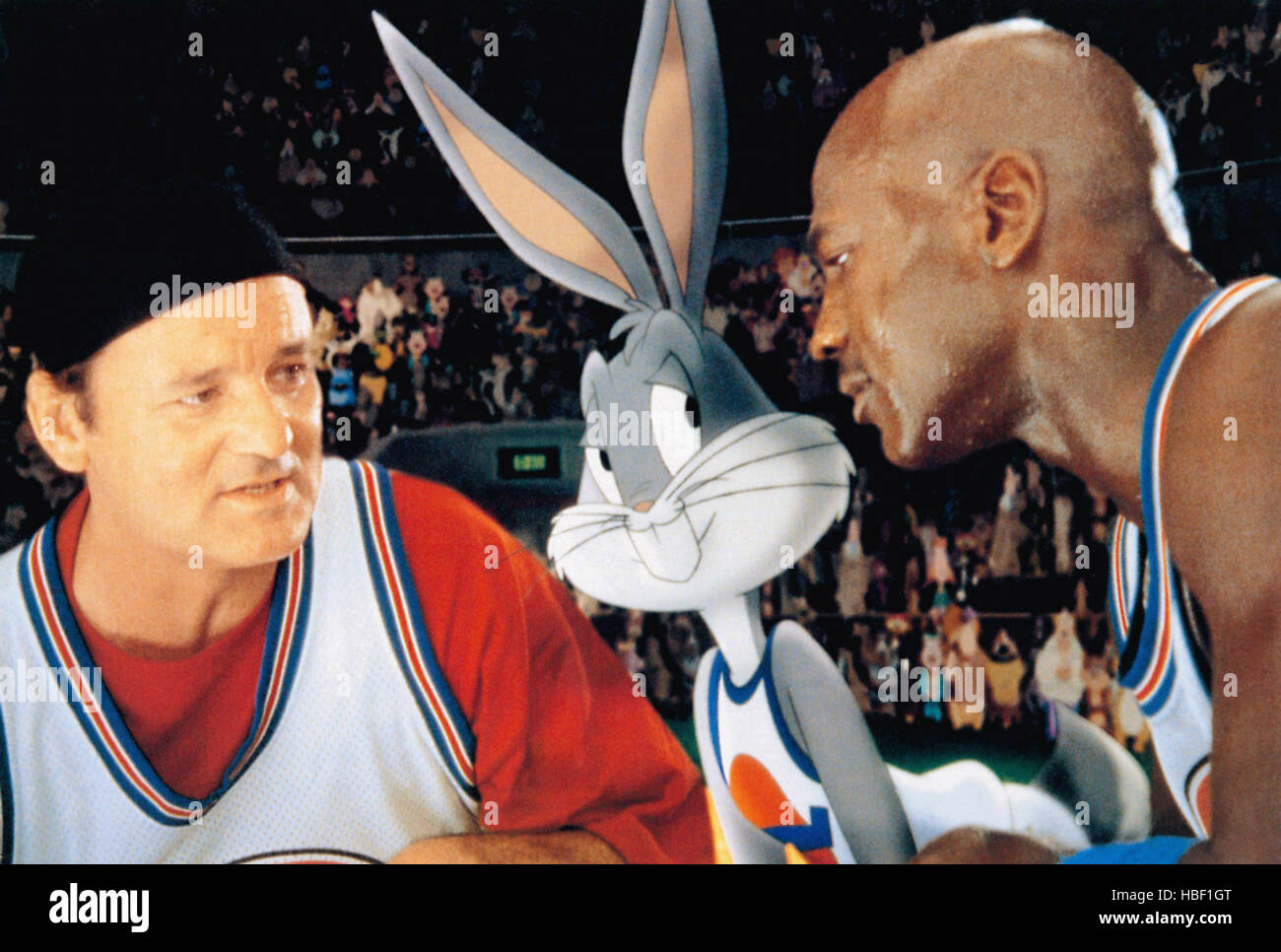 SPACE JAM, from left: Bill Murray, Bugs Bunny, Michael Jordan, 1996 ...